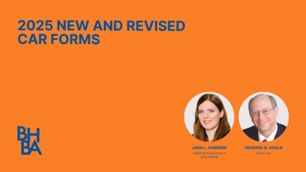 2025 Update New and Revised CAR Forms - Beverly Hills Bar Association