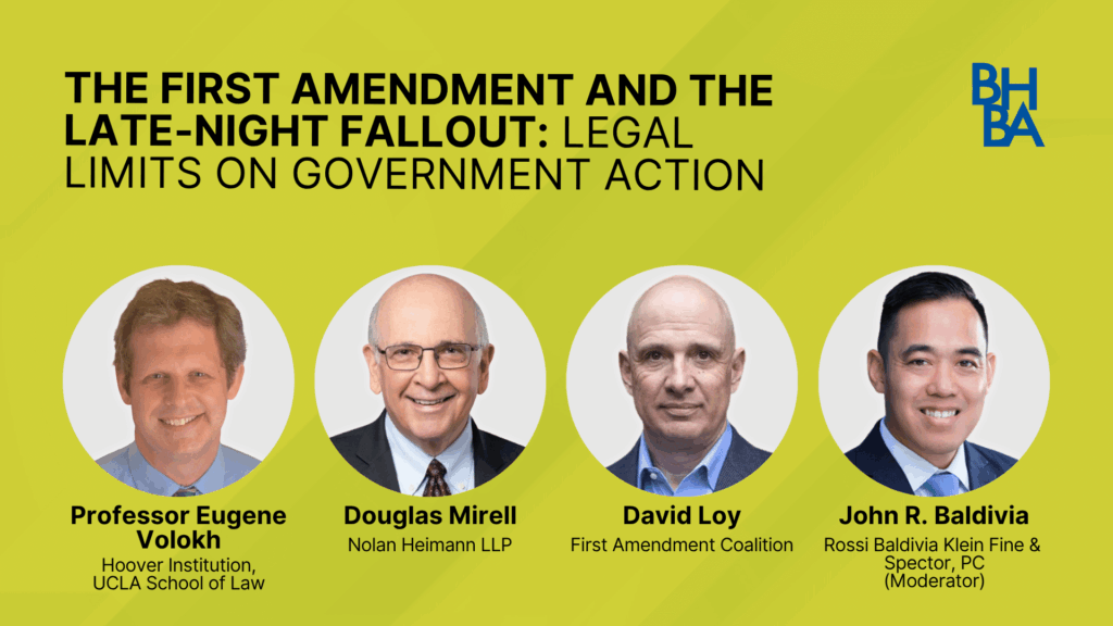 The First Amendment and the Late Night Fallout: Legal Limits on ...